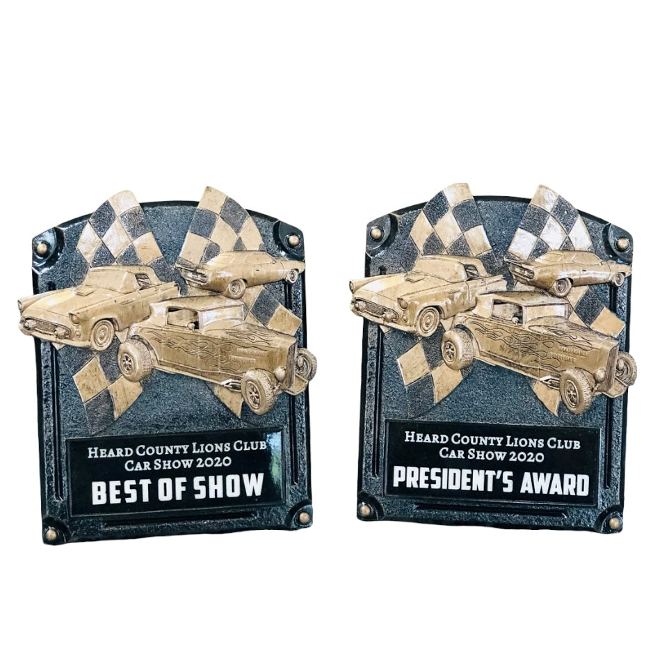 Gold Car Show Trophy Car Show Awards FREE Plate Engraving Gold Car Show Trophy Car Show Awards FREE Plate Engraving
