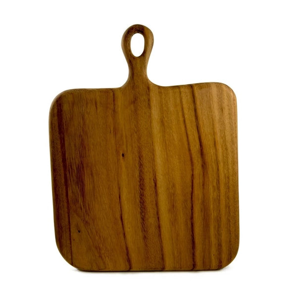 Square Cutting Board w/ Handle | Engraved Cutting Boards | Wood Gifts