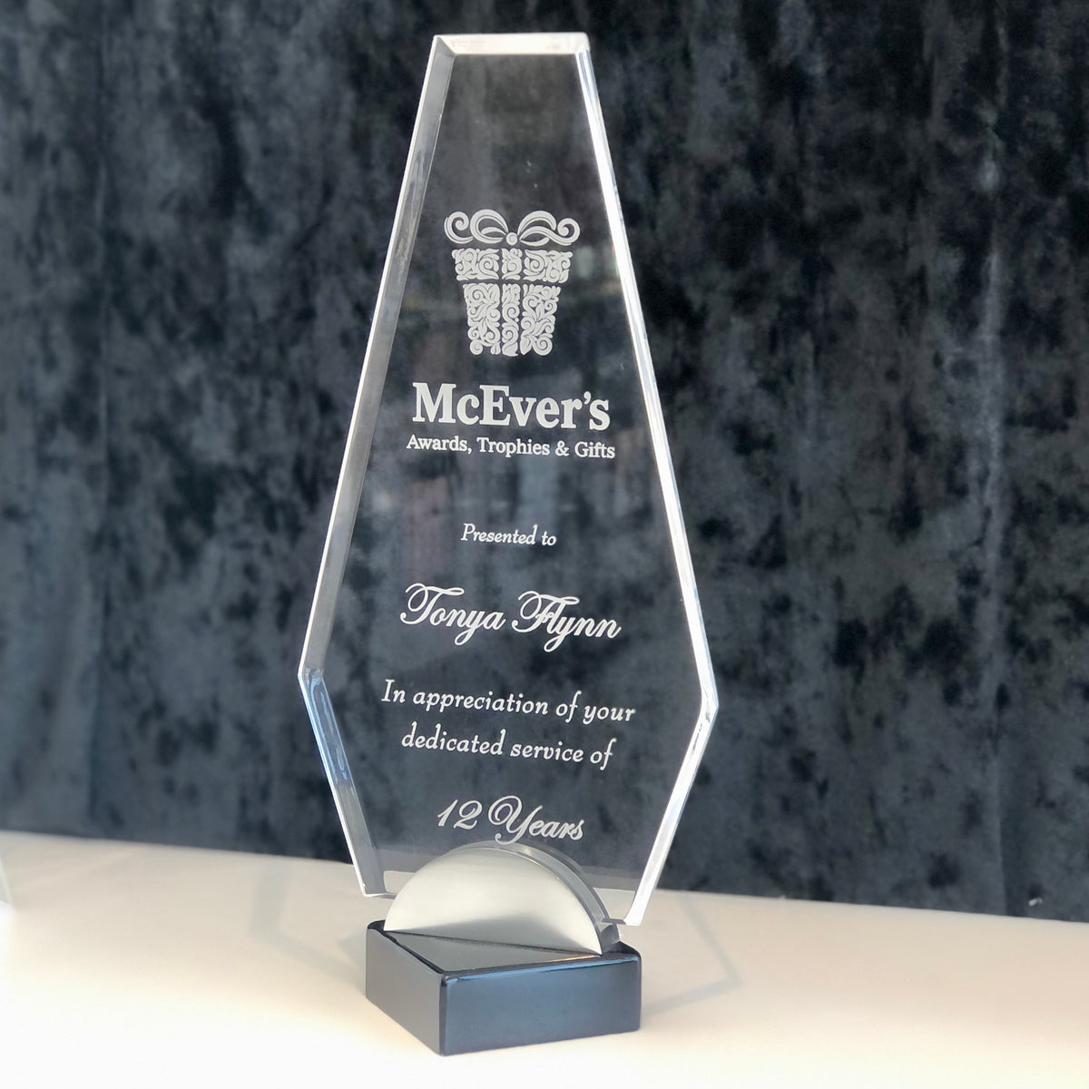 Custom Engraved Acrylic Awards | FREE Engraving | Corporate Awards