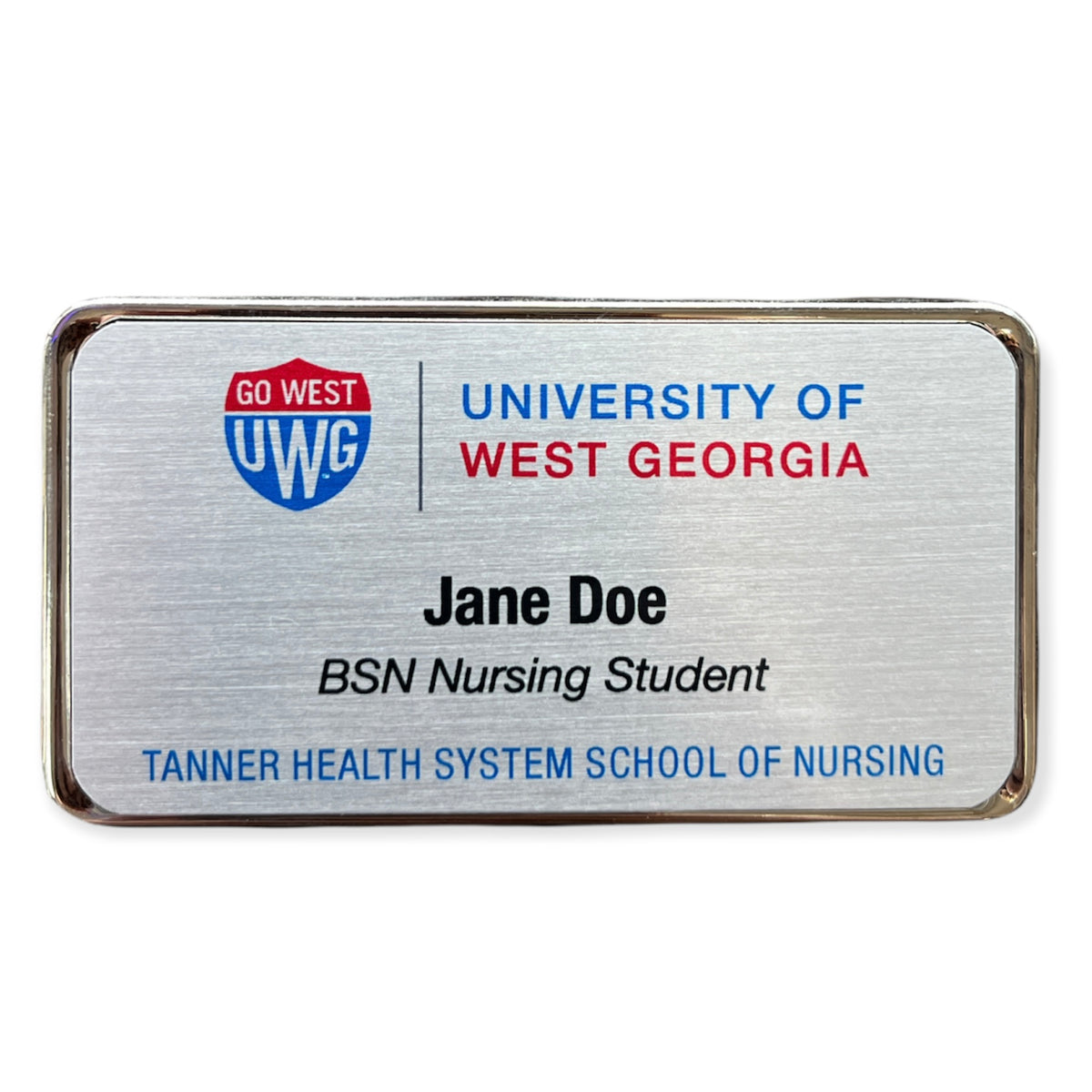 UWG Nursing Student Name Badge