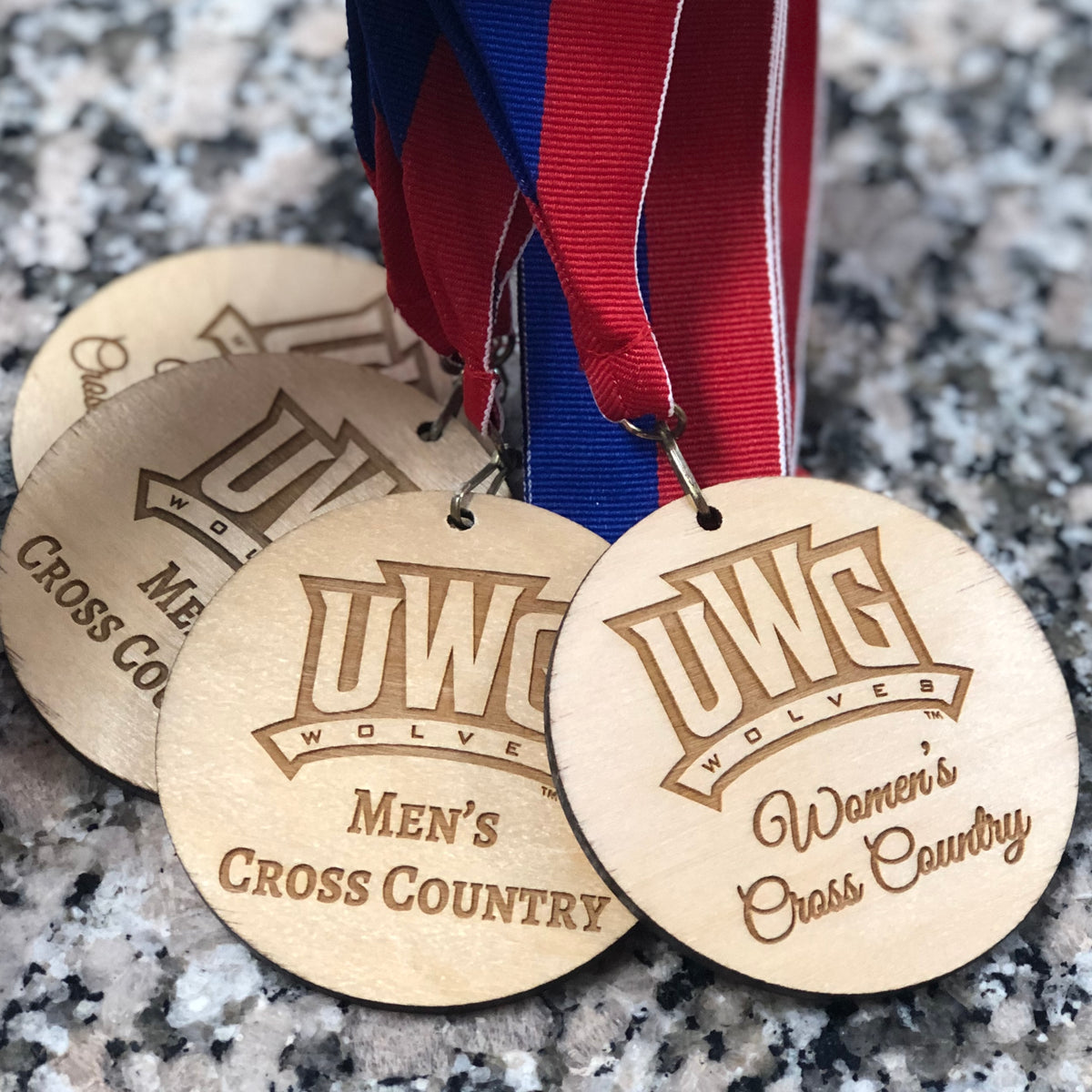 Custom Wood Medallion | FREE Engraving | Wooden Awards | Wood Race Medal